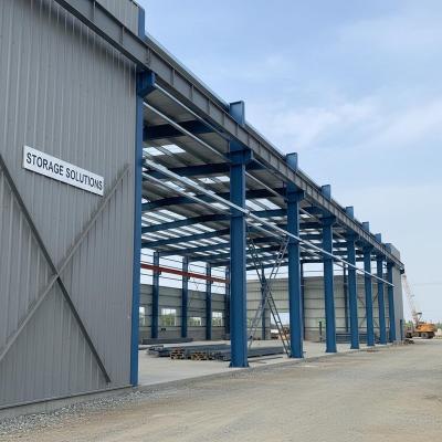 China Customization According To Client Requirements Metal Structure Warehouse Steel Color Grey Design For Maximum Usable Space for sale