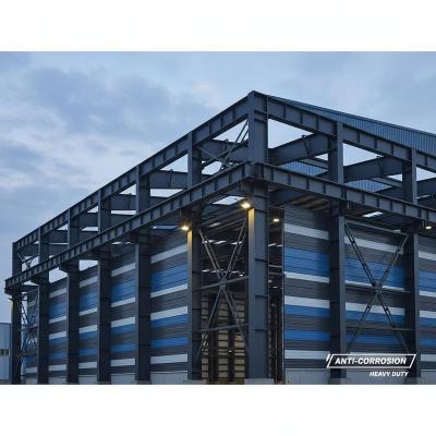 China Anti corrosion Paint Metal Structure Warehouse Incorporating Steel Color Sheet Cladding Designed for Heavy Duty and Long Term for sale