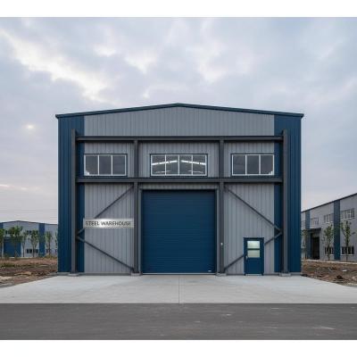 China Door and window according to customer request steel warehouse featuring steel frame life span about 50 years perfect for commercial storage needs for sale