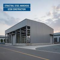 China Carbon Structural Steel Q235B Metal Structure Warehouse Providing and Long Lasting Construction for Storage Applications for sale