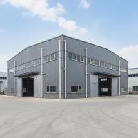 China Customizable Steel frame warehouse featuring Skylight Glass Fiber Reinforced Plastics designed for industrial storage applications for sale