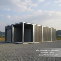 China Customizable Steel Storage Building Web Width 7-28mm Designed for Space Utilization and Long Lasting Structural Strength for sale