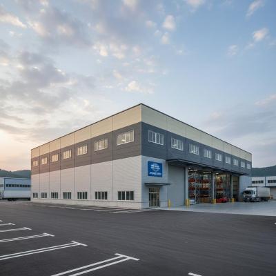 China ISO 9001 Certified Steel Warehouse Equipped with EPS Glass Wool Rock Wool and PU Sandwich Panels Offering Storage Space for sale
