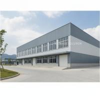 China Durable 50+ Years Lifespan Prefabricated Steel Warehouse with Customized Color and Bolt/Weld Connection for sale
