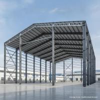 China Cannopy Frame double Sheet Steel Structure Warehouse Featuring Galvanized or Anti corrosion Paint Surface for Long Lasting for sale