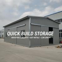China 3.2m Length Steel warehouse Quick Built Easy Install Practical and Strong Storage Building Suitable for Industrial Needs for sale