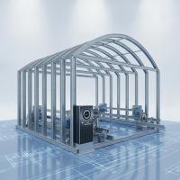 China Manually Or Electrically Retract Pre-engineered Steel Structure Designed with CAD Drawing Design Ensuring Precision and Assembly for sale