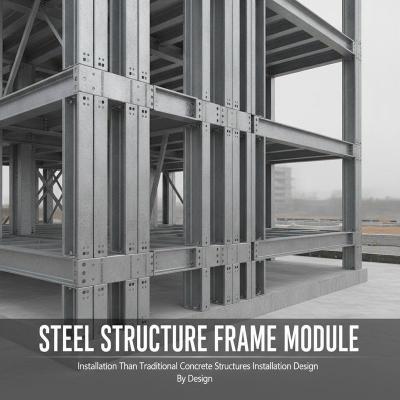 China Shorter Than Traditional Concrete Structures Installationtime Steel Structure Frame Part Varies By Design Modular Building System for sale