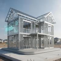 China Engineers guidance Residential Metal framework building providing expert support for residential construction efficiency for sale