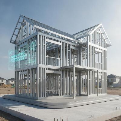 China Engineers guidance Residential Metal framework building providing expert support for residential construction efficiency for sale