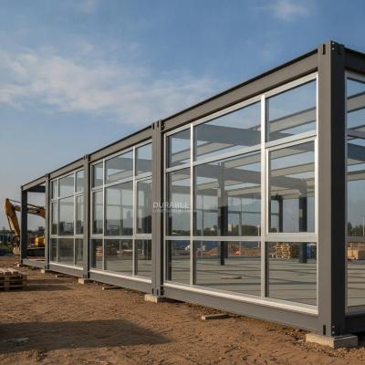 China Affordable Structural steel building featuring aluminum alloy window designed for durable and construction solutions for sale