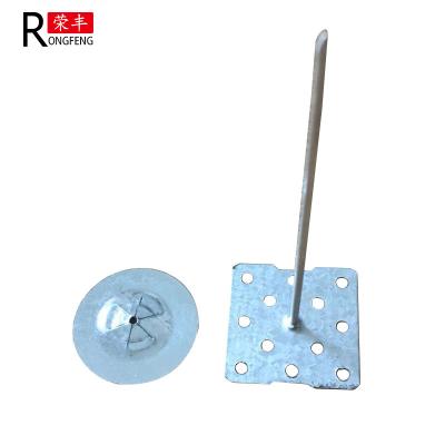China 24x24mm Aluminum Self Adhesive Insulation Fixing Pins for sale