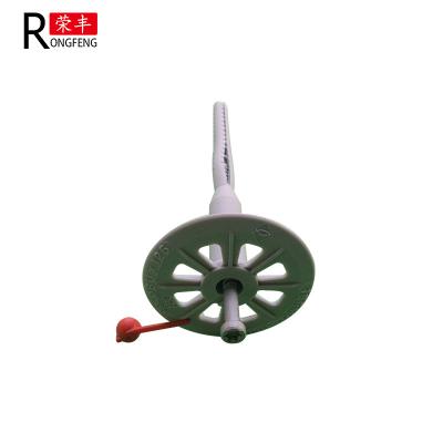 China 50mm Small Hat Plastic Insulation Anchors For Construction for sale