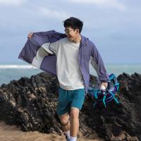 China Men Breathable Quick Dry UV Protection Hooded Jacket for Outdoor Beach Surf Trip for sale