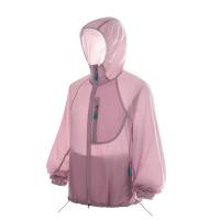 China Men UPF50+ Sun Protection Jacket Cloud Weave Hidden Check Fabric Breathable Quick Dry Windproof Hooded Coat Outdoor Beach Surf Travel Lightweight Skin Clothing for sale