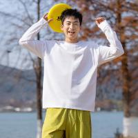 China Custom UPF50+ Quick Dry Knit Hiking Shirt OEM UV Protection Breathable Stretch Unisex Outdoor Mountain Long Sleeve Top for sale