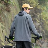 China Quick Dry Anti-UV Antibacterial Hooded Pullover, Forest Style Outdoor Long Sleeve Cycling Shirt For for sale