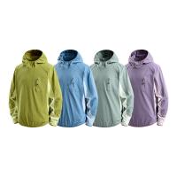 China Lightweight Moisture Wicking Sun Protection Hoodie, Color Block Sports Long Sleeve Top for sale