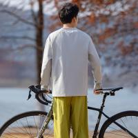 China Loose Round Neck Sun Protection Sweatshirt, Antibacterial Quick Dry Breathable Running Top for sale