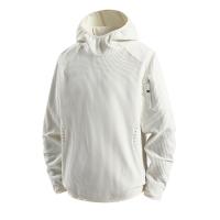 China Custom OEM Quick Dry Hooded Tee Antibacterial UV Protection 100% Polyester Custom Logo Sport Hoodie for sale