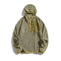 China Custom OEM ODM Women Half Zip Air Breath Thermal Fleece Hoodie, Antibacterial Color Block Hiking Pullover, Support Custom Logo & Fabric for sale
