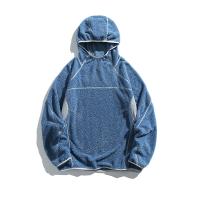 China Custom OEM ODM Women Half Zip Air Breath Thermal Fleece Hoodie, Antibacterial Color Block Hiking Pullover, Custom Logo & Fabric Available for sale