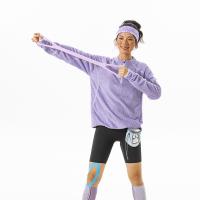China Custom OEM ODM Stand Collar Air Breath Thermal Fleece Pullover, Antibacterial Color Block Outdoor Hiking Top, Custom Logo & Fabric Supported for sale
