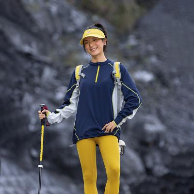 China Stand Collar Color Block Jacket Thermal Antibacterial Polartec Fleece Outdoor Pullover for sale