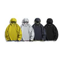 China Custom Unisex Quarter Zip Hooded Fleece Top Antibacterial Thermal Outdoor Midlayer Hoodies for sale