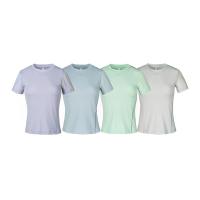 China Women's Crew Neck 5A Antibacterial Quick Dry Short Sleeve T-Shirt Anti-Pilling Outdoor Sports Tee Custom OEM for sale