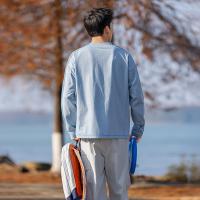China Crew Neck Long Sleeve Quick Dry Sun Protection Sports Sweatshirt For Couples for sale
