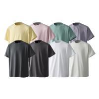 China Lightweight Quick Dry Antibacterial Couple Sports Crew Neck Short Sleeve T-Shirt For Summer for sale