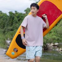 China Lightweight Quick Dry Antibacterial Couple Sports Crew Neck Short Sleeve T-Shirt For Summer for sale
