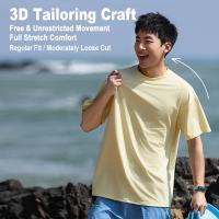 China Lightweight Quick Dry Antibacterial Couple Sports Crew Neck Short Sleeve T-Shirt For Summer for sale