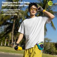 China Lightweight Quick Dry Antibacterial Couple Sports Crew Neck Short Sleeve T-Shirt For Summer for sale