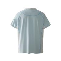 China Custom Men UV Protection Quick Dry Anti-Bacterial Color Block T-Shirt, Rayon Modal Blend Loose Short Sleeve Outdoor Tee For Fishing Surfing for sale