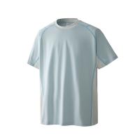 China Custom Men UV Protection Quick Dry Anti-Bacterial Color Block T-Shirt, Rayon Modal Blend Loose Short Sleeve Outdoor Tee For Fishing Surfing for sale
