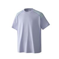 China Custom Men UV Protection Quick Dry Anti-Bacterial Color Block T-Shirt, 34%Cotton 34%Modal 32%Polyester Loose Outdoor Tee For Fishing Surfing for sale
