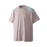 China Custom Men UV Protection Quick Dry Anti-Bacterial Color Block T-Shirt, 34%Cotton 34%Modal 32%Polyester Loose Outdoor Tee For Fishing Surfing for sale
