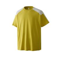 China Custom Men UV Protection Quick Dry Anti-Bacterial Color Block T-Shirt, 34%Cotton 34%Modal 32%Polyester Loose Outdoor Tee For Fishing Surfing for sale