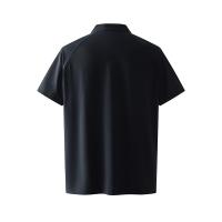 China Custom Men Half Zip Anti-Mite UV Protection Quick Dry Polo Shirt, Loose Outdoor Short Sleeve Top For Fishing Surfing Sports for sale
