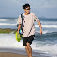 China Summer Moisture Wicking Quick Dry Breathable Lightweight Loose Fit Sports Couple Short Sleeve T-Shirt for sale