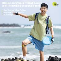 China Summer Moisture Wicking Quick Dry Breathable Lightweight Loose Fit Sports Couple Short Sleeve T-Shirt for sale
