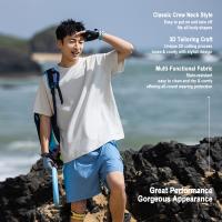 China Summer Moisture Wicking Quick Dry Breathable Lightweight Loose Fit Sports Couple Short Sleeve T-Shirt for sale