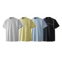 China Summer Moisture Wicking Quick Dry Breathable Lightweight Antibacterial Refreshing Comfort Sports Couple Short Sleeve T-Shirt for sale