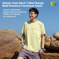China Summer Moisture Wicking Quick Dry Breathable Lightweight Antibacterial Refreshing Comfort Sports Couple Short Sleeve T-Shirt for sale