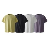 China Summer Cool Breathable Moisture Wicking Quick Dry Antibacterial Solid Color Running Sports Couple Short Sleeve T-Shirt for sale