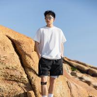 China Summer Cool Breathable Moisture Wicking Quick Dry Antibacterial Solid Color Running Sports Couple Short Sleeve T-Shirt for sale