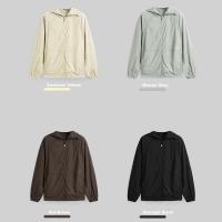 China Custom UPF 50+ UV Protection Jacket 63% Polyester 37% Nylon Lightweight Windproof Sun Protection Hoodie Outdoor Custom Logo Skin Coat for sale