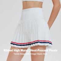 China Women Pleated Quick Dry Tennis Skort With Built-In Liner For Yoga Badminton Fitness for sale